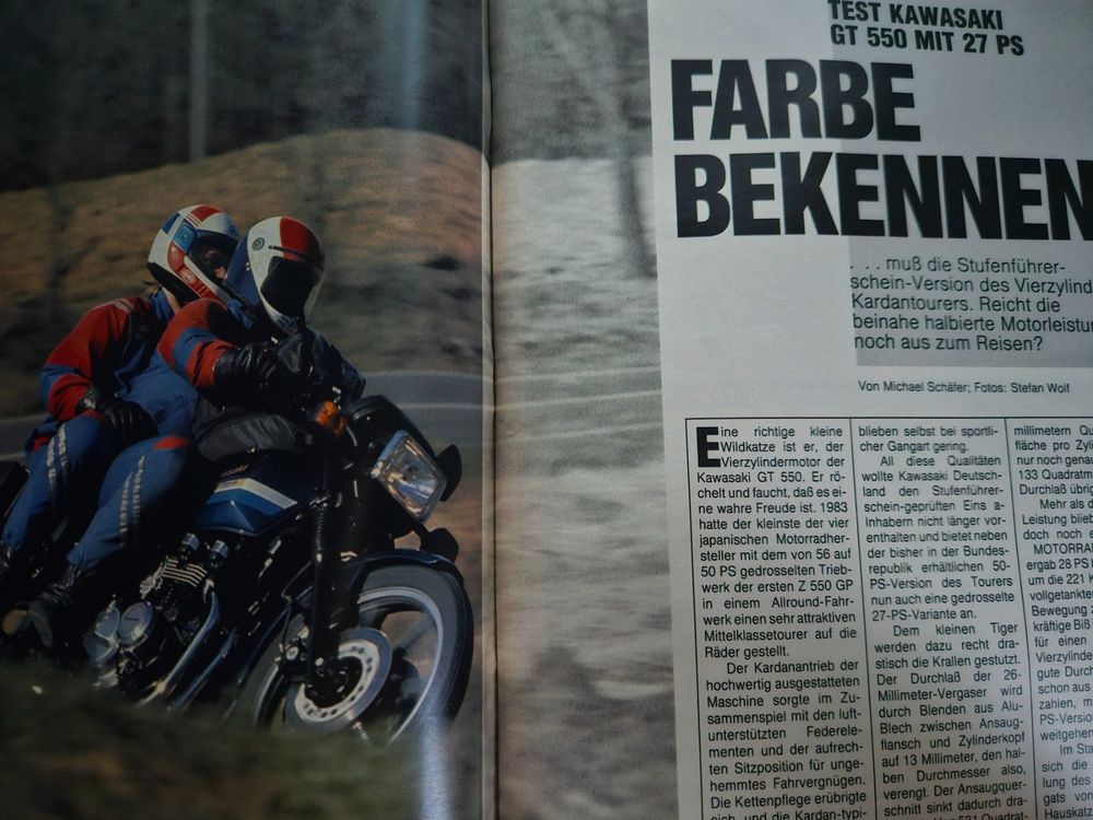 Motorrad 8/89 Norton Yamaha XTZ 750 Gilera XRT Suzuki DR xa (Gebraucht ...
