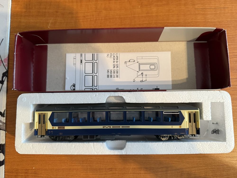 Bemo MOB Bs 221 Panoramic Express (Neu (gemäss Beschreibung)) in Ballaigues für CHF 100 – mit ...