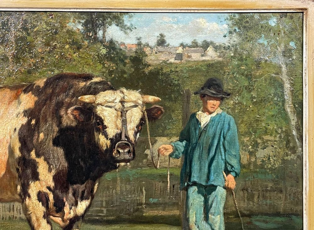 Emile Van Marcke De Lummen (1827-1890) grosses Gemälde (Gebraucht) in Root für CHF 1310 – mit ...