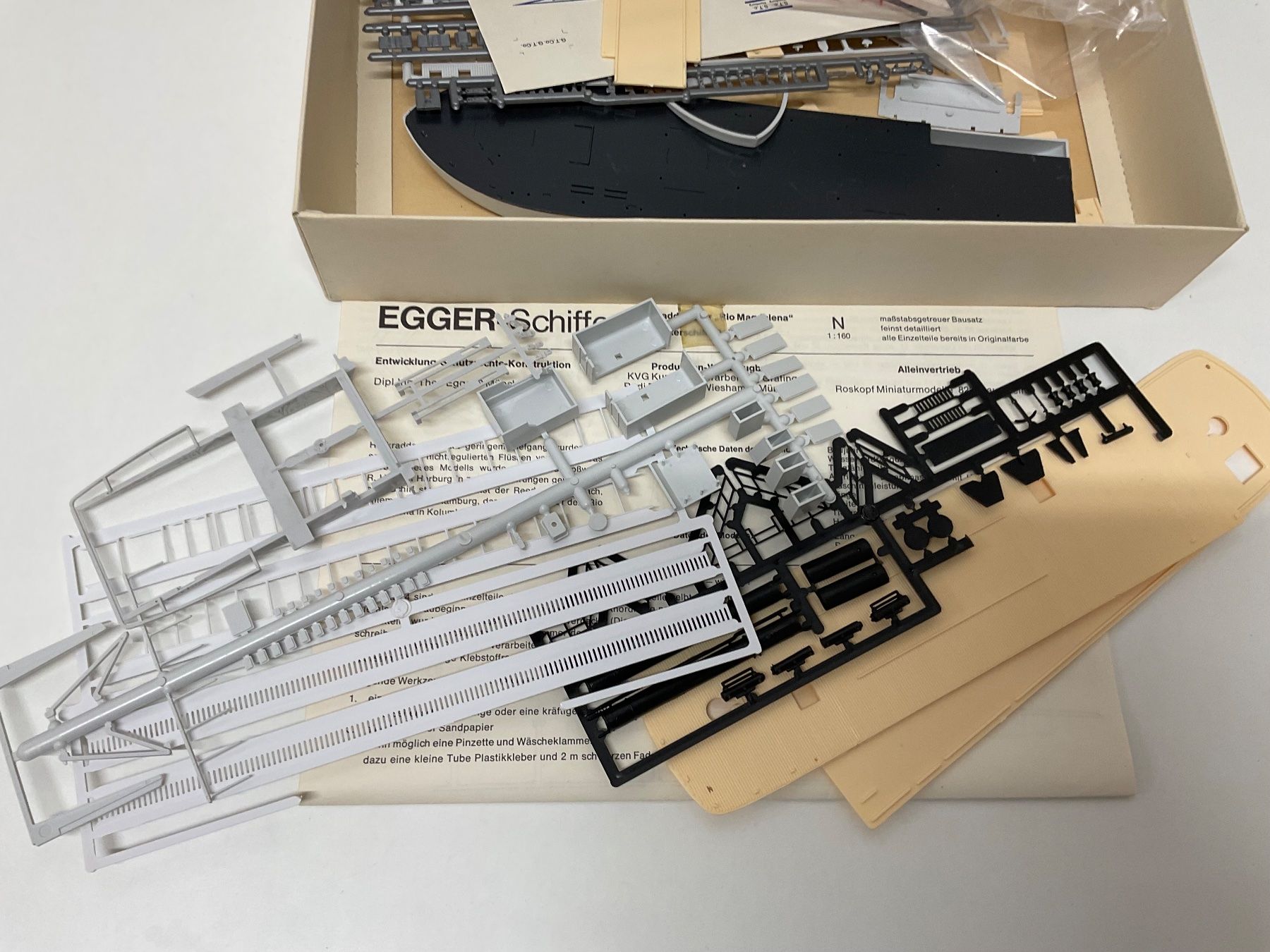 Egger Schiffe Bausatz - TES2B N 1:160 Heckraddampfer (Gebraucht) in ...