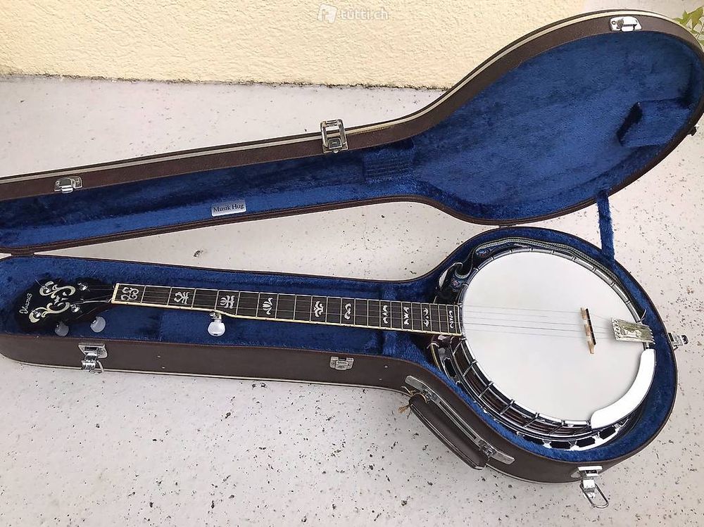 Schönes 5-String Ibanez Bango mit Einlegearbeiten | Kaufen auf Ricardo