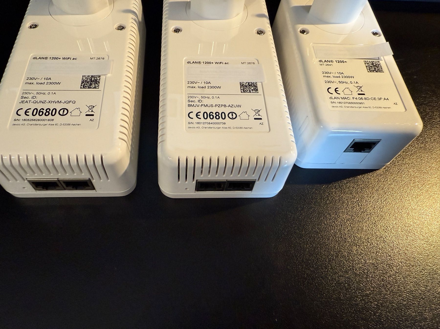 2x Devolo dLAN 1200+ WIFI ac + 1x dLAN 1200+ (D'occasion) à Murist pour ...