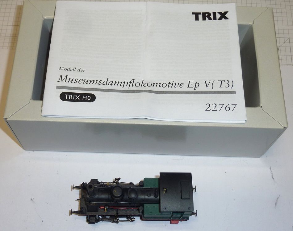 Trix 22767 T3 Museumdampflok FVS H0 DEFEKT (Defekt) in Novazzano für ...