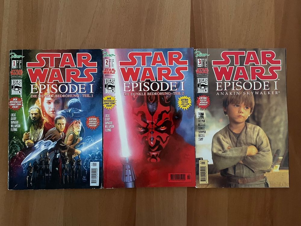 STAR WARS Episode 1 3 Hefte (Gebraucht) in Zürich für CHF 1 – mit Lieferung auf Ricardo kaufen