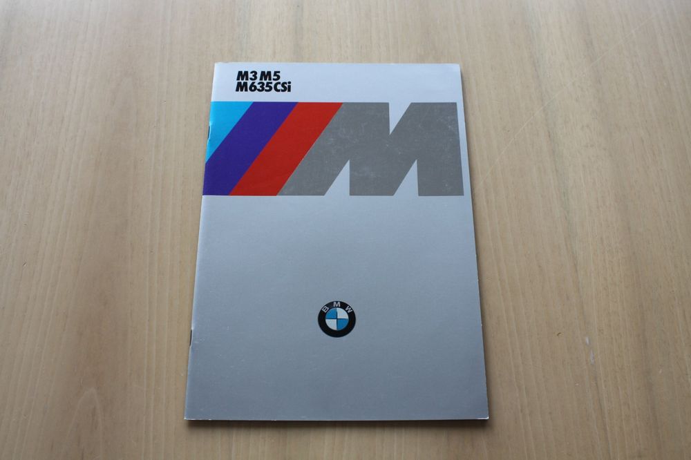 BMW M3/M5/M635CSi Prestige Prospekt 1986 | Kaufen auf Ricardo