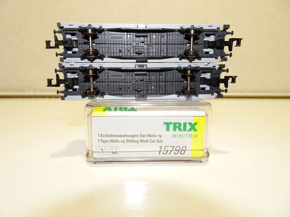 2 Minitrix Güterwagen SBB Hürlimann Carlsberg Spur N 15798 (Neu (gemäss ...
