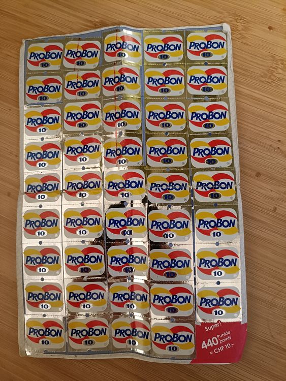 1volle Karte ProBon (Neu (gemäss Beschreibung)) in Wallisellen für CHF 12 – mit Lieferung auf ...