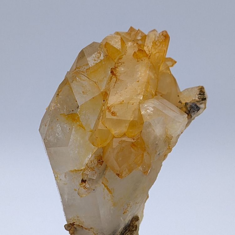 EINZIGARTIGER, CITRIN-QUARZ FADEN ALPIN biterminiert, natur (Nuovo (secondo la descrizione)) a ...