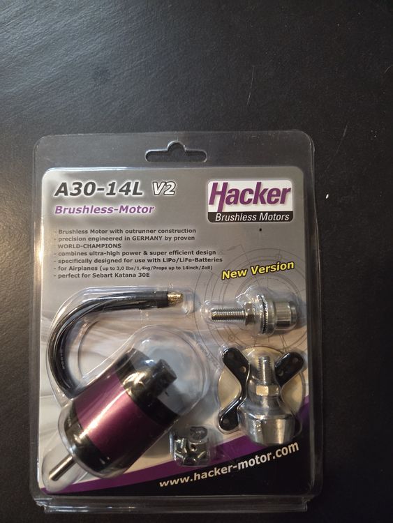 Hacker A30-14L V2 Brushless Motor - Neu, Originalverpackt! | Kaufen auf Ricardo