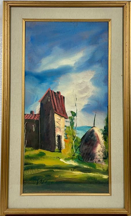 Farbenfrohes Landschaft Gemälde unleserlich Signiert (Gebraucht) in Root für CHF 10 – mit ...