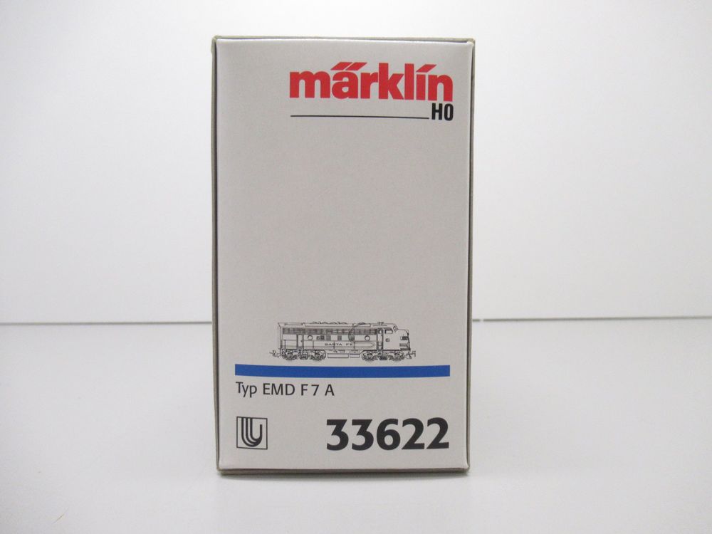Märklin 33622 E-Lok EMD F7 A "Santa Fe" AC Analog H0 (Gebraucht) in ...
