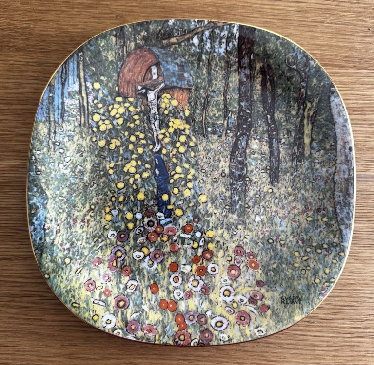 Porzellan-Wandteller Gustav Klimt (Gebraucht) in Toffen für CHF 10 – mit Lieferung auf Ricardo ...