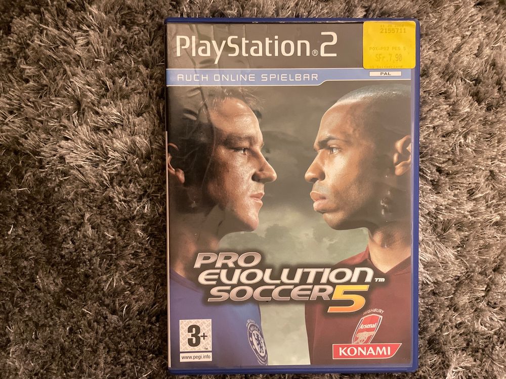 PLAYSTATION 2 PS2 PES PRO EVOLUTION SOCCER 5 (Gebraucht) in Zürich für ...