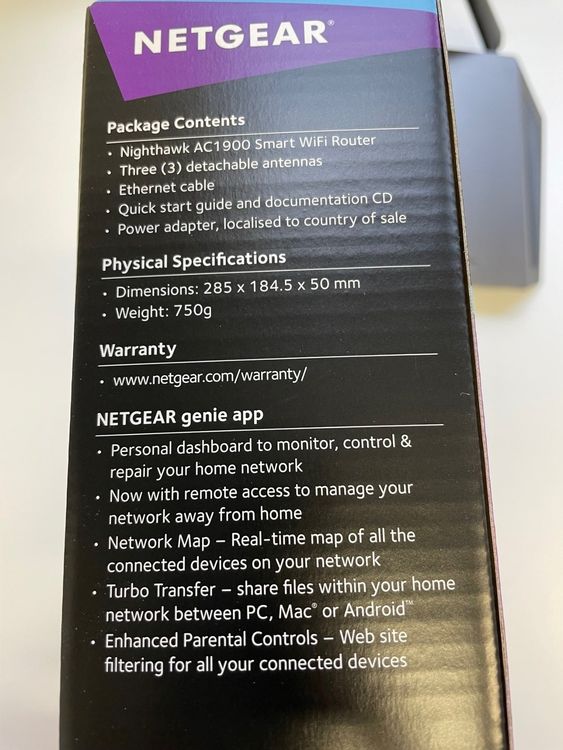 NETGEAR Nighthawk AC1900 Smart WiFi Router Modell R7000 Wlan | Kaufen ... NETGEAR Nighthawk AC1900 Smart WiFi Router Modell R7000 Wlan | Kaufen ...