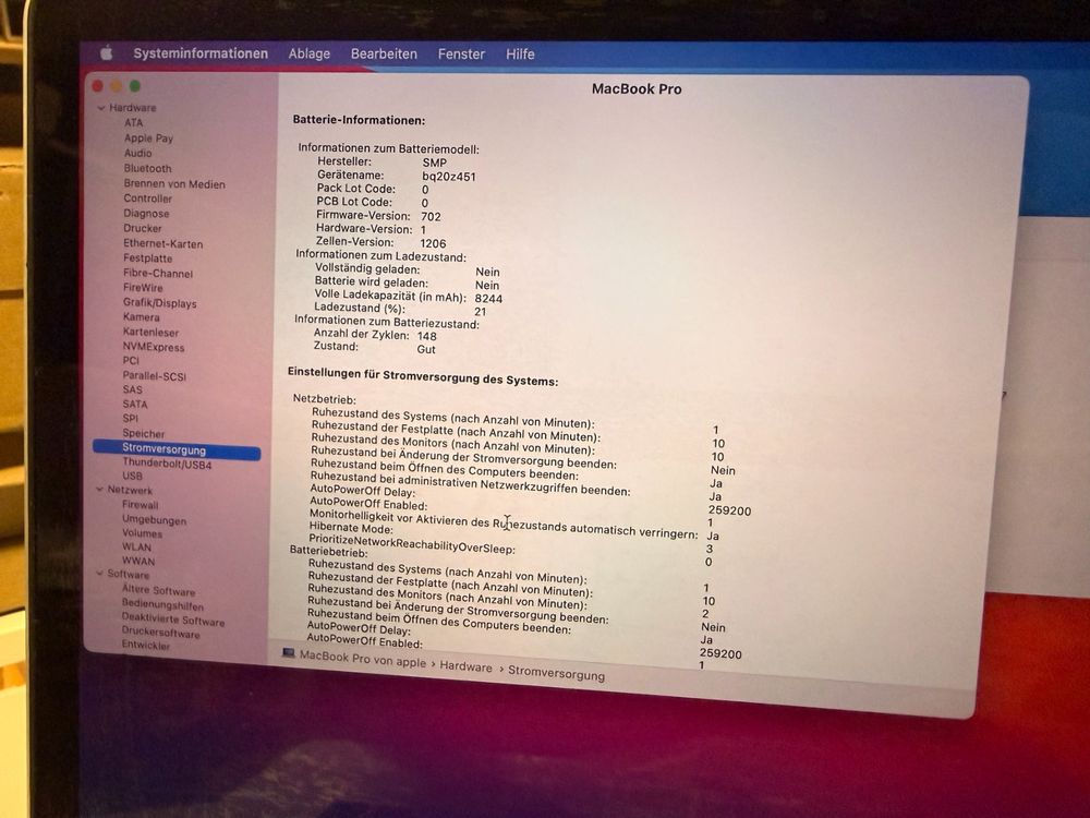 Apple MacBook Pro Retina 15/Core i7/16Gb Ram/500GB FlashDriv (Gebraucht ...