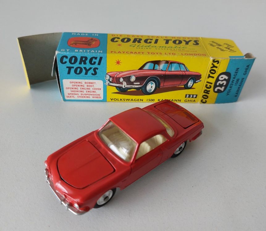 Corgi Toys 239 VW Karmann Ghia mit Original Box (Neu und ...
