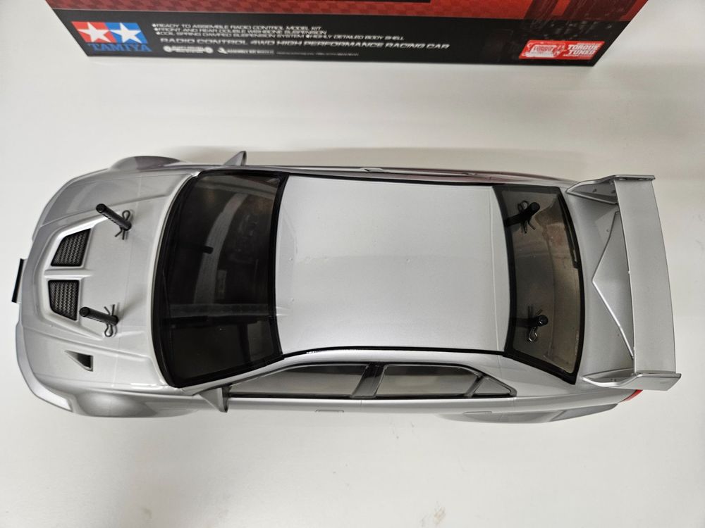 Tamiya Mitsubishi Lancer EVO V TT-02 58713 (Neu (gemäss Beschreibung ...