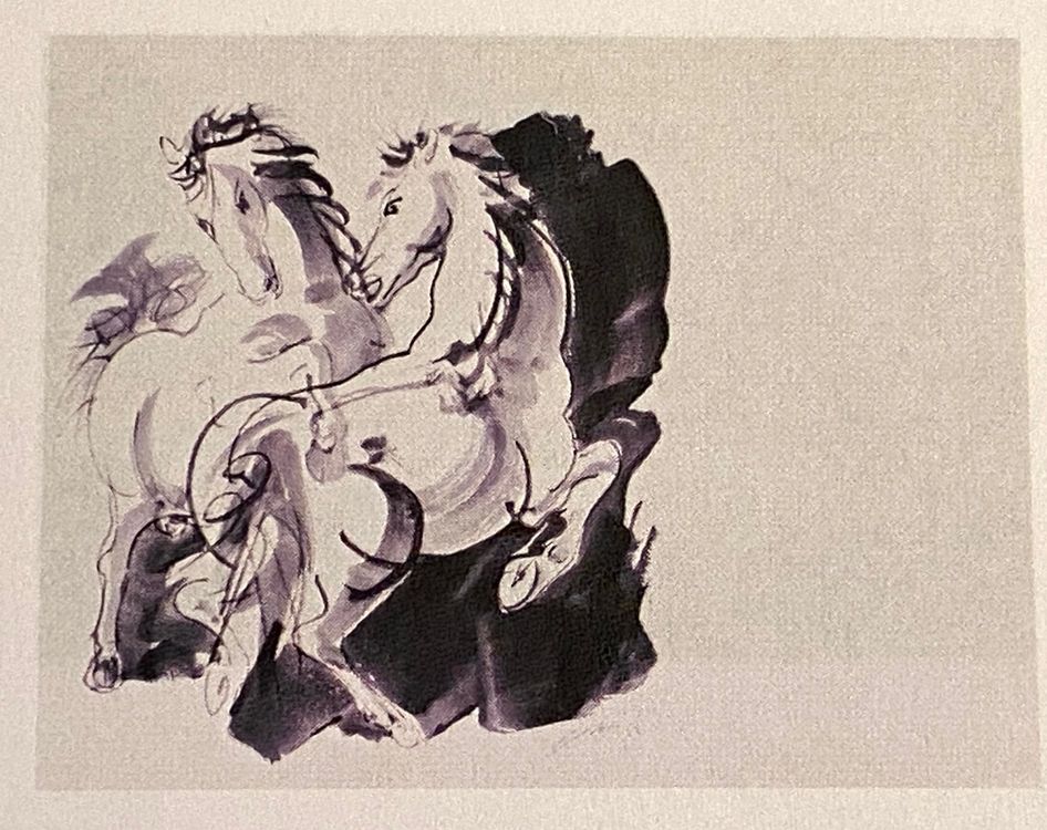 Hans Erni Original „ Zwei Pferde“, 1963 (Gebraucht) in Triesen für CHF 2150 – mit Lieferung auf ...