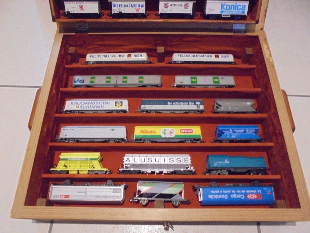 SBB Rollmaterial in Holzkiste - H0-WS (Gebraucht) in Wolfwil für CHF 250 – nur Abholung auf ...