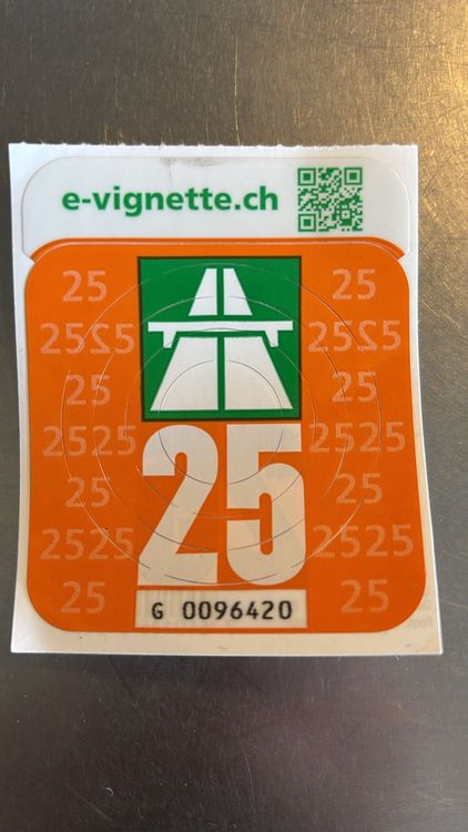 Autobahn Vignette 2025 Schweiz | Kaufen auf Ricardo