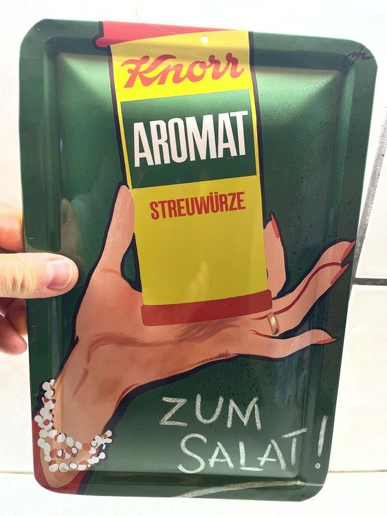 Dekoratives Werbeschild: Aromat !!! klassisch !! | Kaufen auf Ricardo