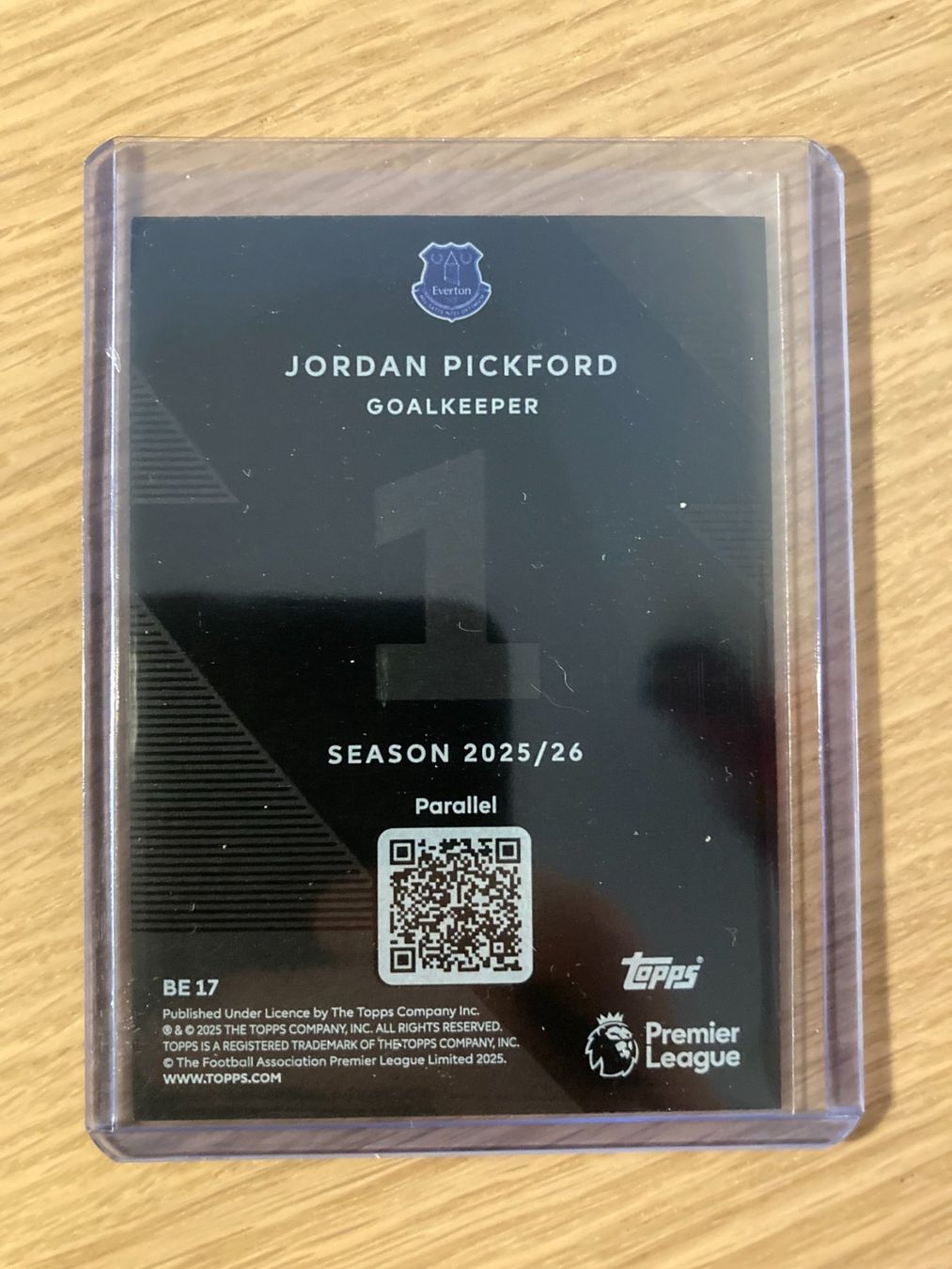Topps Premier League 2025-26 - Jordan Pickford /99 (Gebraucht) in La ...