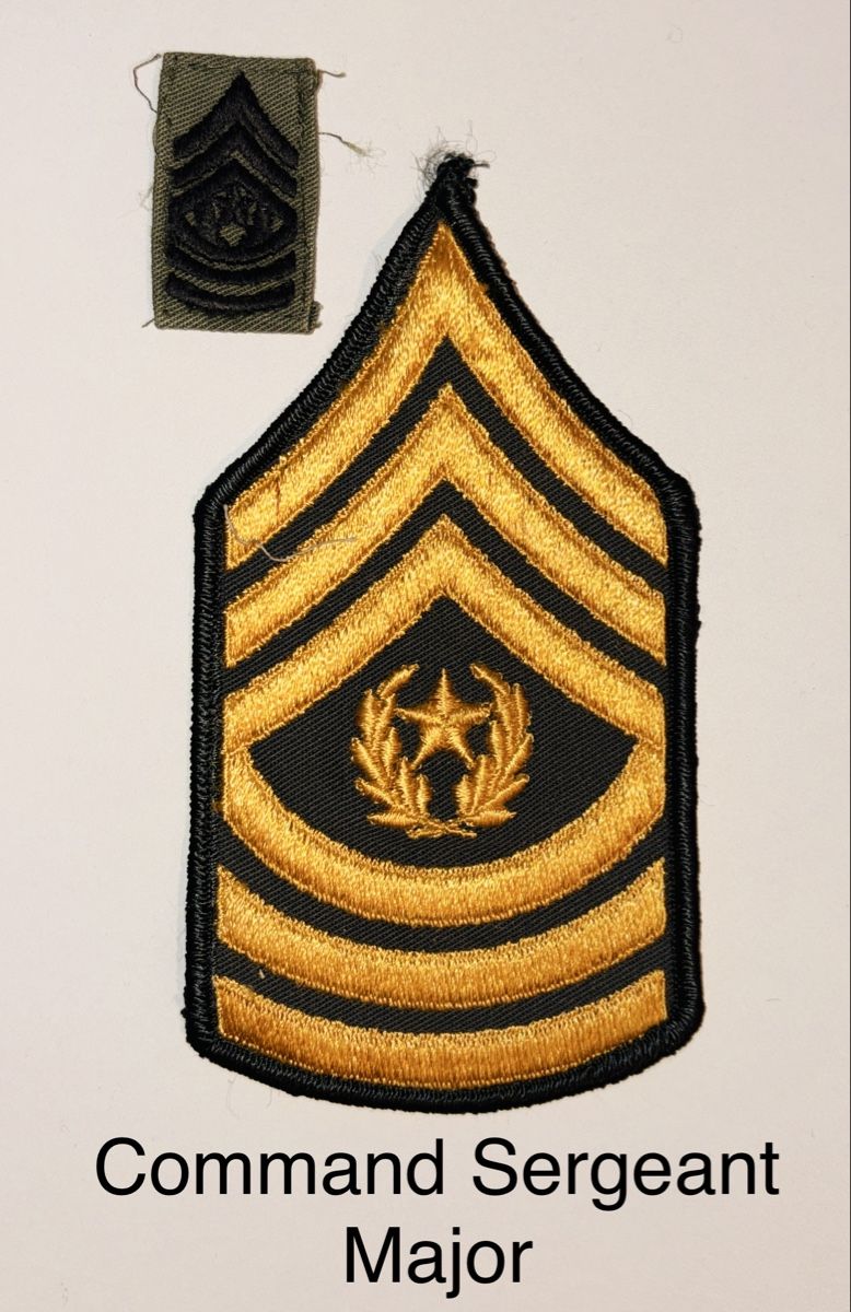 US Army Rangabzeichen Command Sergeant Major, Top Zustand! (Gebraucht ...