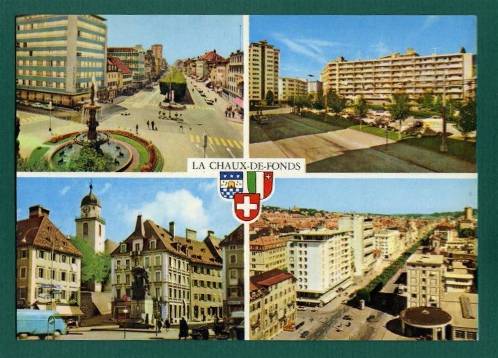 La Chaux-de-Fonds, Mehrbilderkarte (Gebraucht) in Sargans für CHF 1 – mit Lieferung auf Ricardo ...