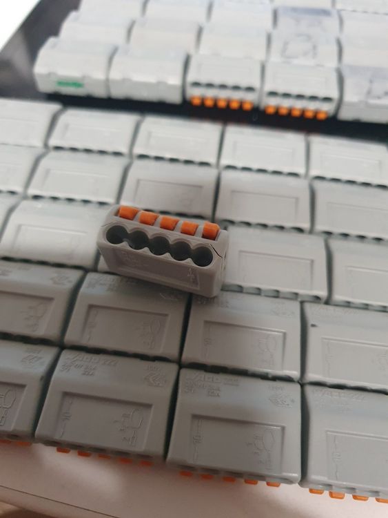 Steckklemme Verbindungsklem WAGO 5P 0.08-4mm 5 Stück 222-415 | Kaufen auf Ricardo