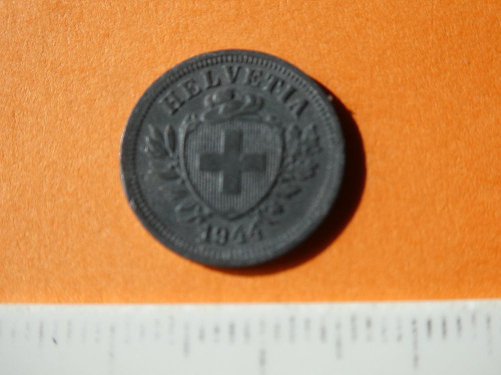 Schweiz 1944, 1 Rappen (Gebraucht) in Hinterforst für CHF 1 – mit Lieferung auf Ricardo kaufen