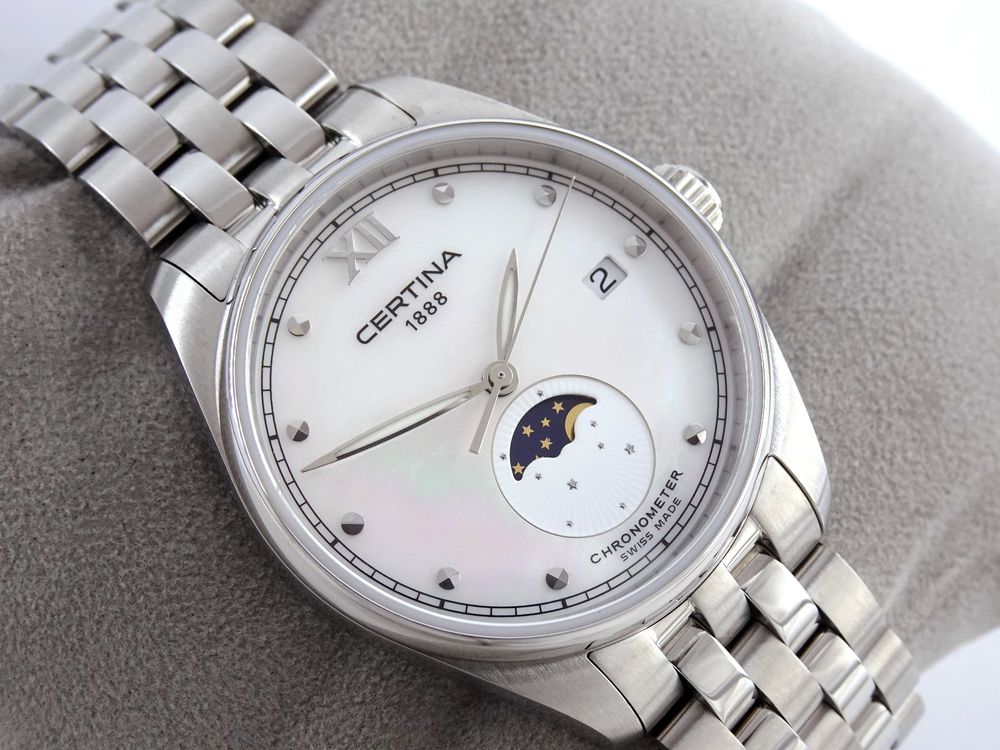 CERTINA DS-8 MOONDPHASE CHRONOMETER QUARTZ PERLMUTT DAMENUHR (Gebraucht) in Zürich für CHF 198 ...