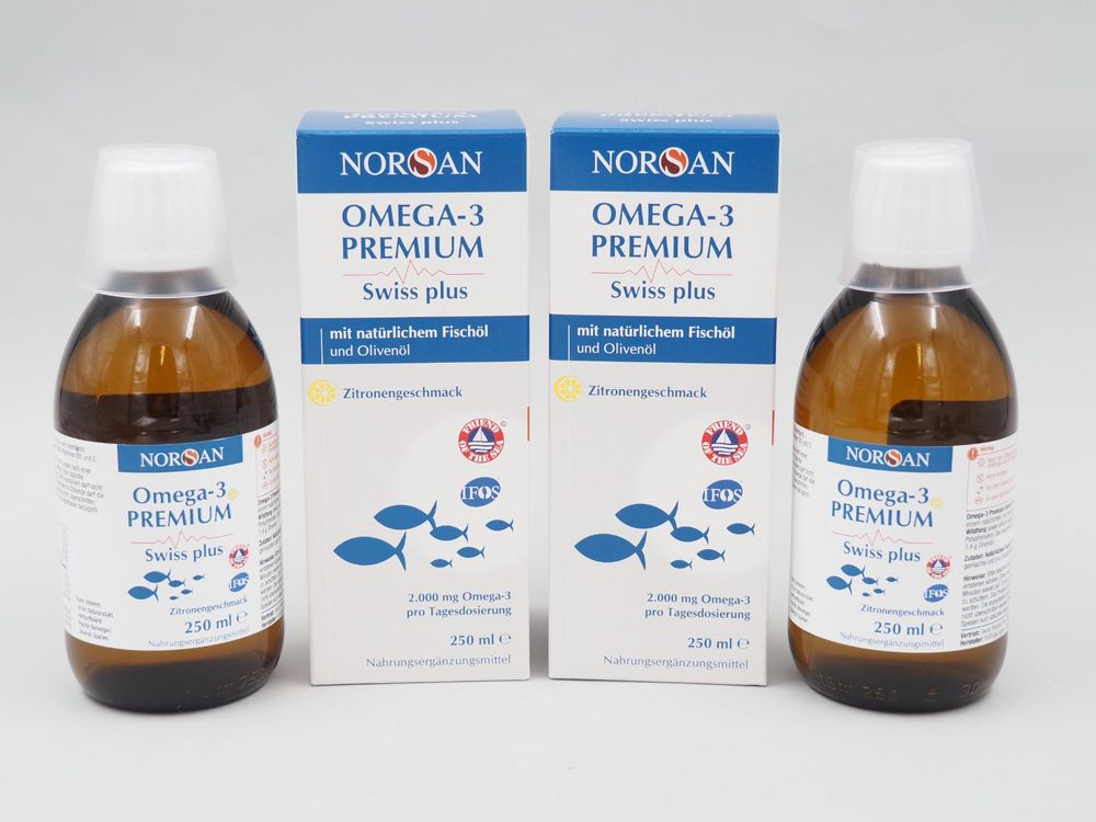 2x NORSAN Omega 3 Premium Swiss plus (25052215PL) (Neu und ...