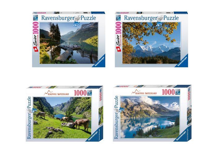Div. schöne Ravensburger Swiss Puzzle, je 1000 Teile, neu (Neu und originalverpackt) in ...