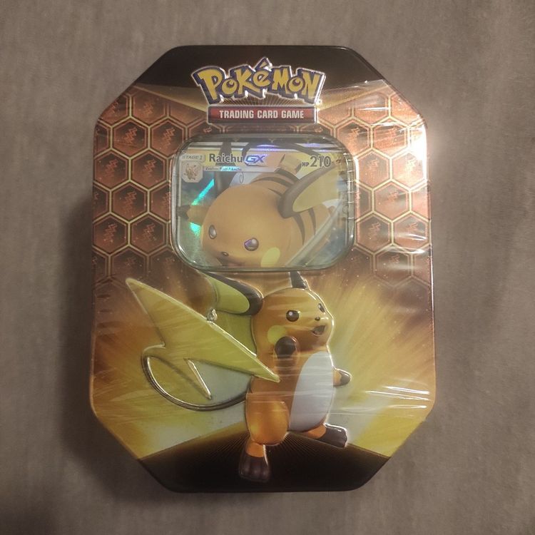 Raichu GX Tin Box, Hidden Fates (ENG) (Neu und originalverpackt) in ...