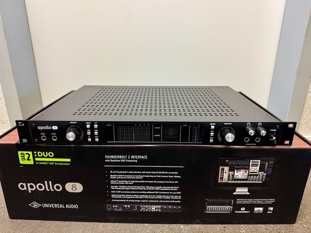 Universal Audio Apollo 8 DUO mit Thunderbolt 3 Karte & Kabel (Gebraucht ...