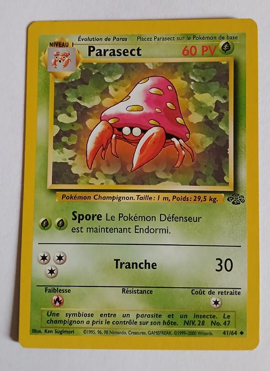 Carte Pokémon Parasect 41/64 FR (Gebraucht) in Les Sciernes d'Albeuve ...