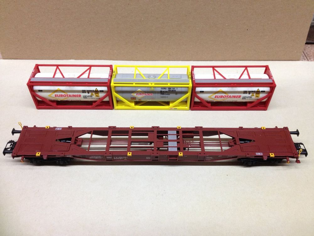 Märklin 47072 Containertragwagen "Eurotainer" DB AG, Ep. V (Neu (gemäss ...