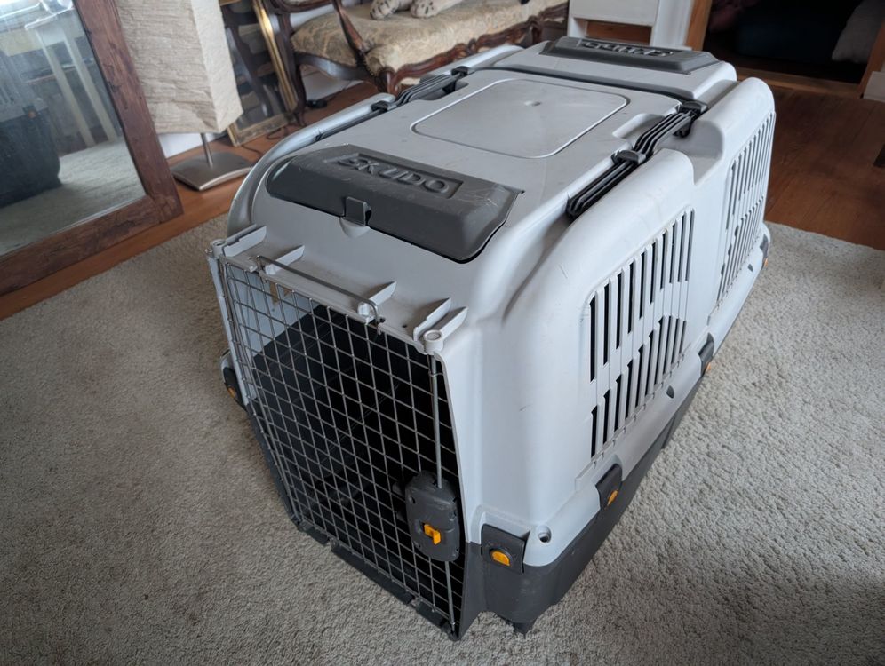 Transportbox JS Skudo 6, bis 40kg, Hundebox Flugbox (Gebraucht) in ...