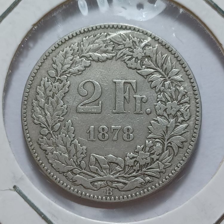 2 Franken 1878 s-ss (Gebraucht) in Pfäffikon ZH für CHF 20 – mit Lieferung auf Ricardo kaufen