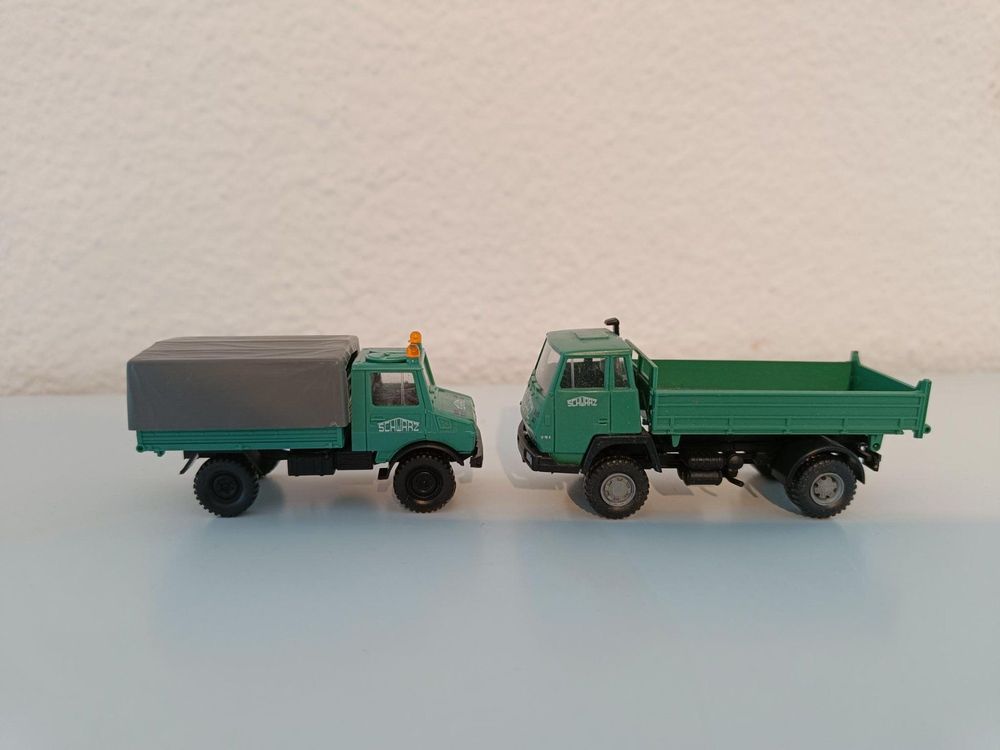 Roco Steyr Kipper und Unimog Schwarzbau 1/87 (Gebraucht) in St.Erhard ...