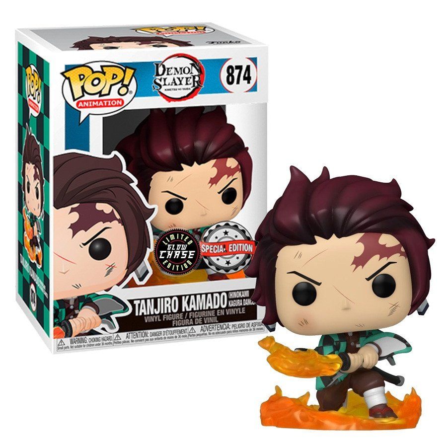 Funko Pop 874 Tanjiro CHASE – Demon Slayer (Neuf avec emballage d ...