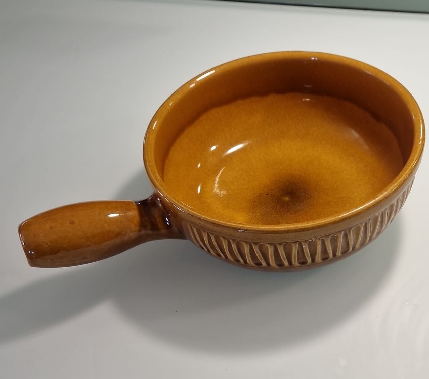 Landert Keramik Caquelon Vintage 22 Fondue Topf, Käse,Küche (Gebraucht ...