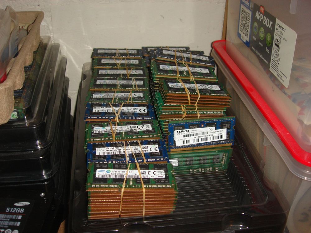 100 stück 8gb ddr3 PC3L RAM für laptop. (Gebraucht) in St. Gallen für ...