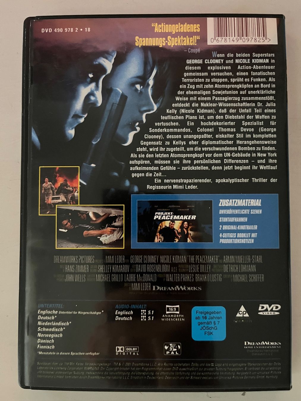 Peacemaker (2001) DVD 📀 - George Clooney (Neu (gemäss Beschreibung)) in Sierre für CHF 3.95 ...