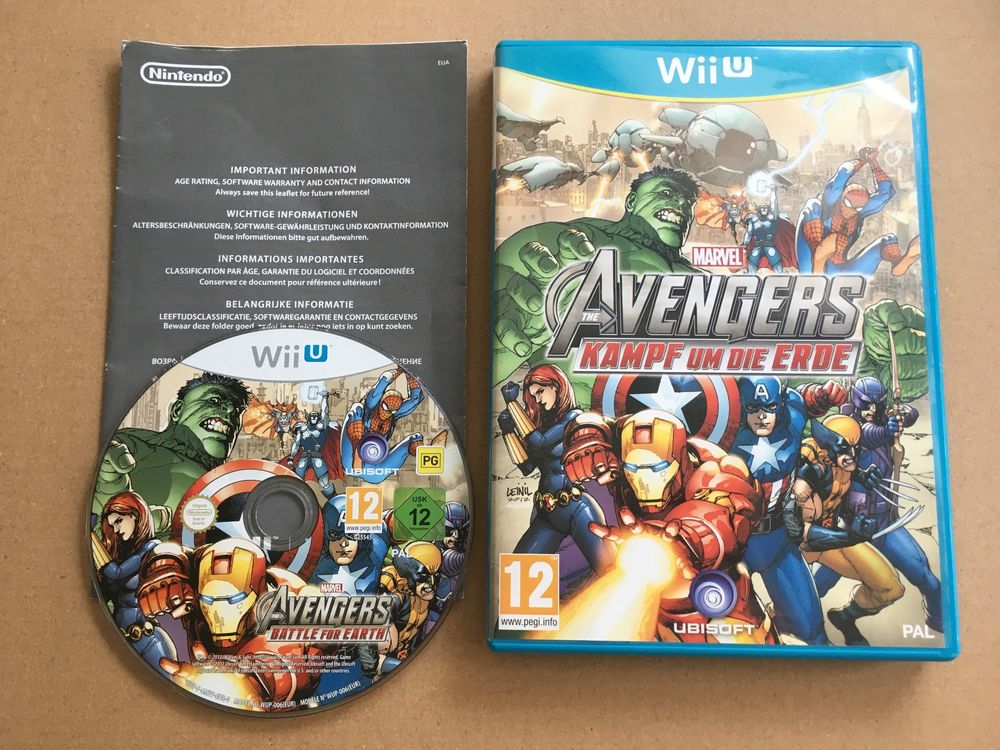 Marvel Avengers: Kampf um die Erde für Nintendo Wii-U (Gebraucht) in St ...