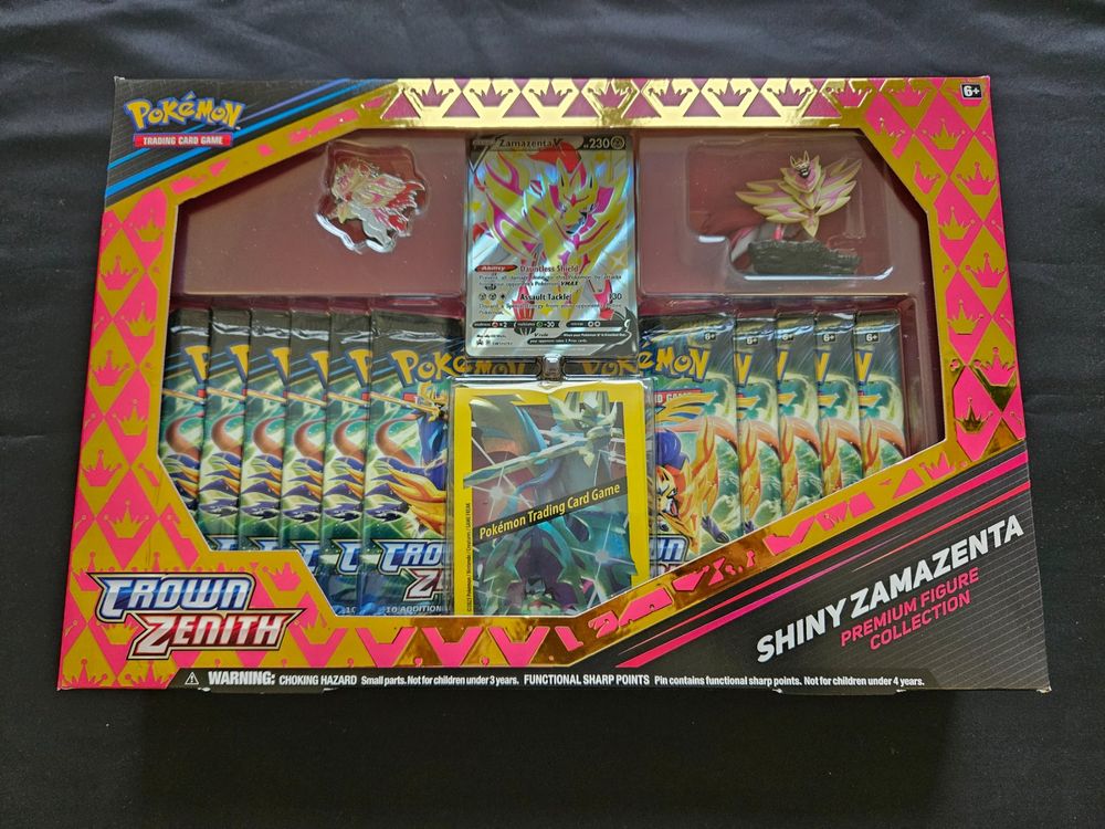 Pokémon Crown Zenith Shiny Zamazenta Premium Collection (EN) (Neu und ...