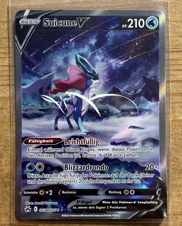 Suicune V GG38/GG70 Zenit der Könige Alt Art Deutsch | Kaufen auf Ricardo
