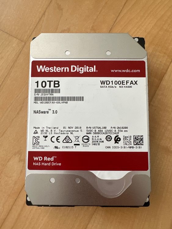Western Digital 10TB Red NAS HD | Kaufen auf Ricardo