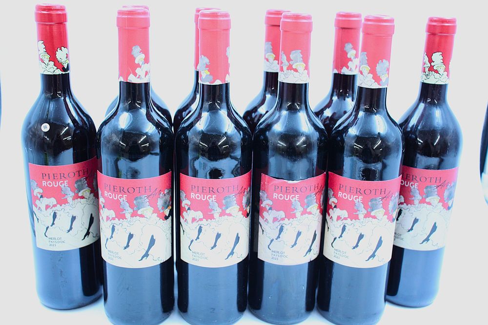 10x PIEROTH Rouge Art Merlot - Rotwein (25042483Z) (Neu (gemäss ...