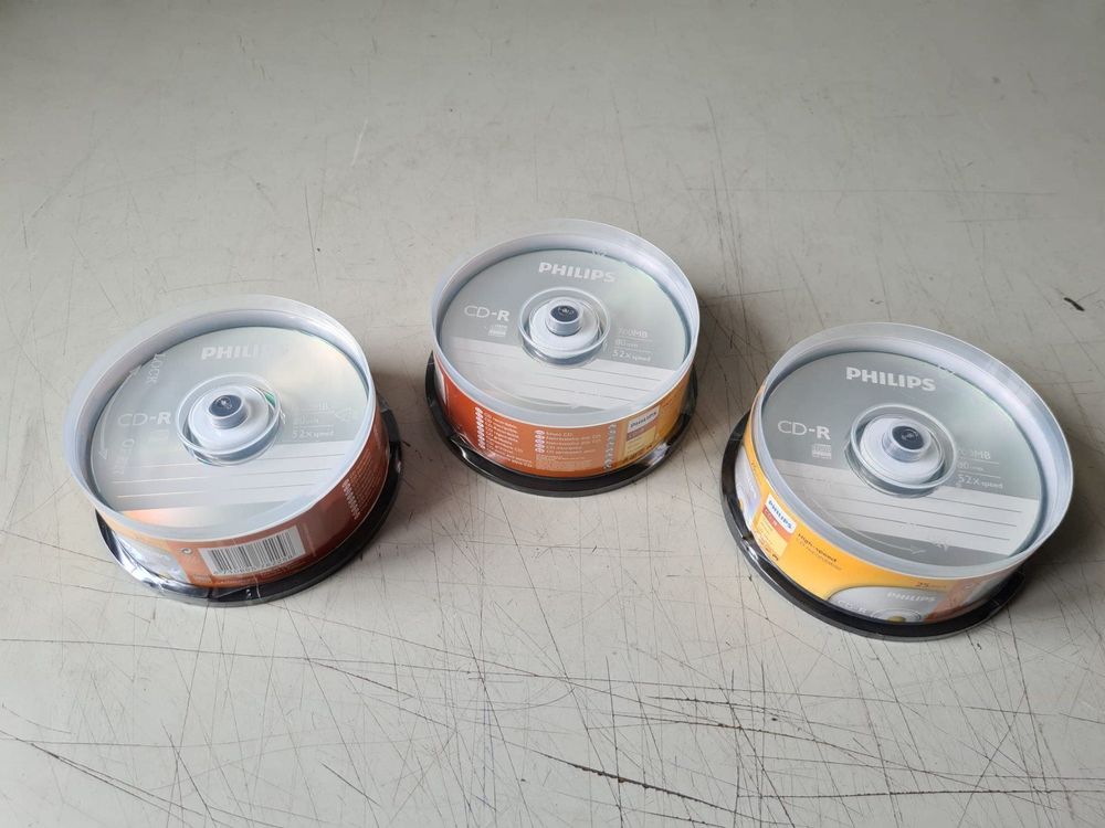 Philips CD-R Rohlinge 3 Spindel (Neu und originalverpackt) in Oberburg ...